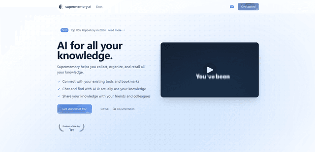 Supermemory: Reviews, Features, Pricing, Guides, and Alternatives