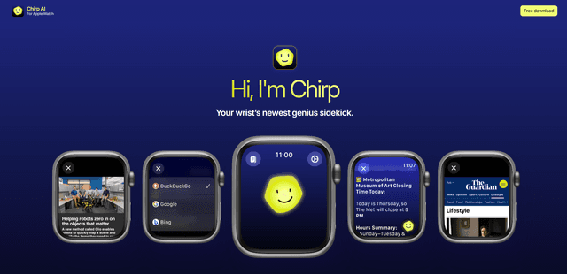 Chirp: AI for Apple Watch：评论、功能、价格、指南和替代方案
